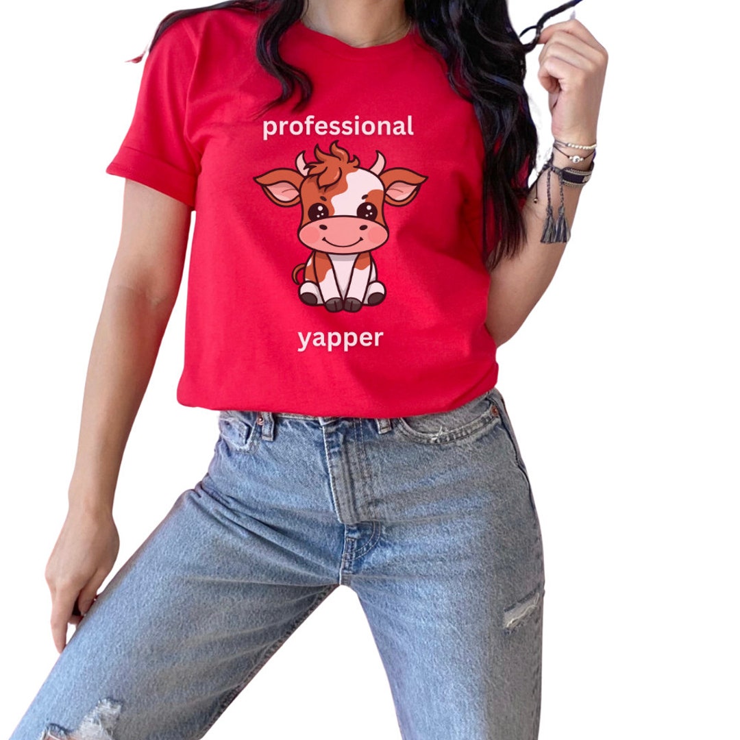Yapper Tshirt, Funny Gifts for Her, Girly Shirt, Girly Gifts, Funny Y2k ...