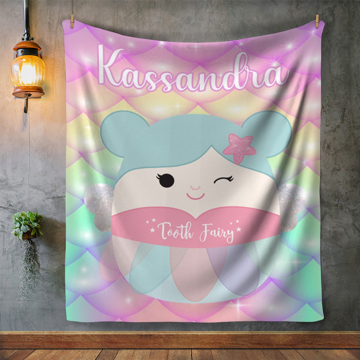 Personalized Squishmallow Tooth Fairy Blanket - Etsy