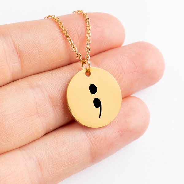 Semi Colon - Etsy