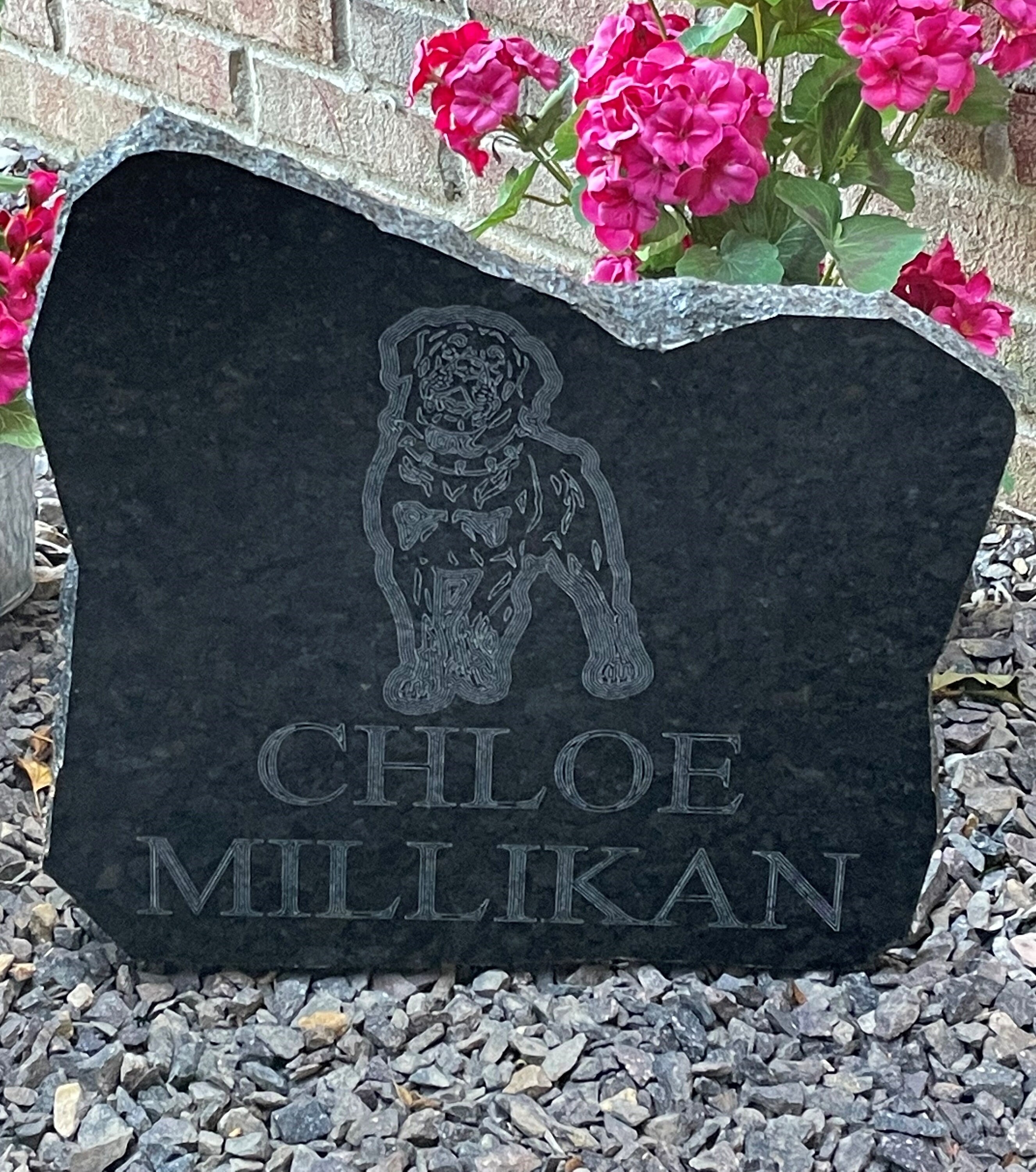 ADDRESS STONE, CUSTOM Yard Stone, Granite, Personalized Engraved House ...