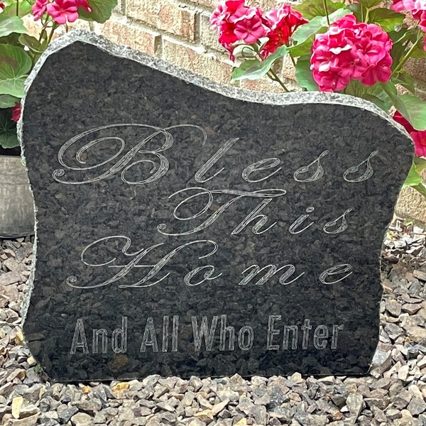 Engraved Name Stone - Etsy