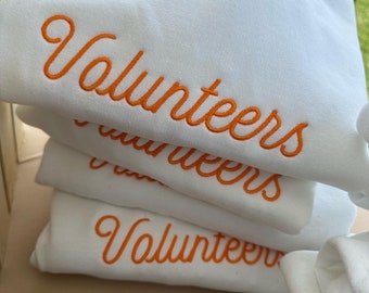 Custom University of Tennessee Embroidered Sweatshirt - Etsy