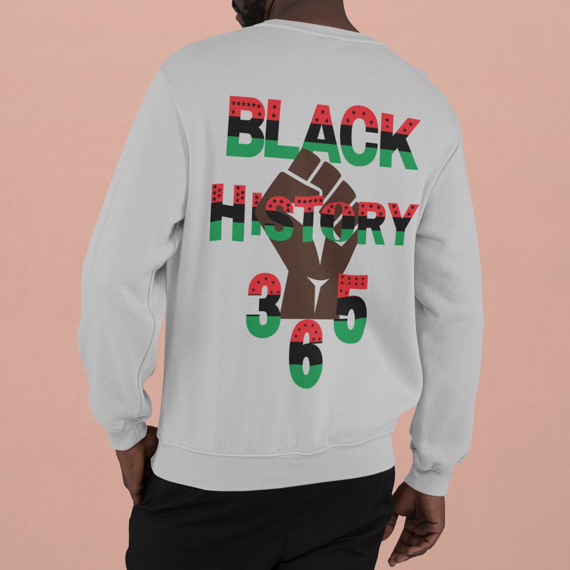 Black History 365 Black Power Fist Black Pride Black - Etsy