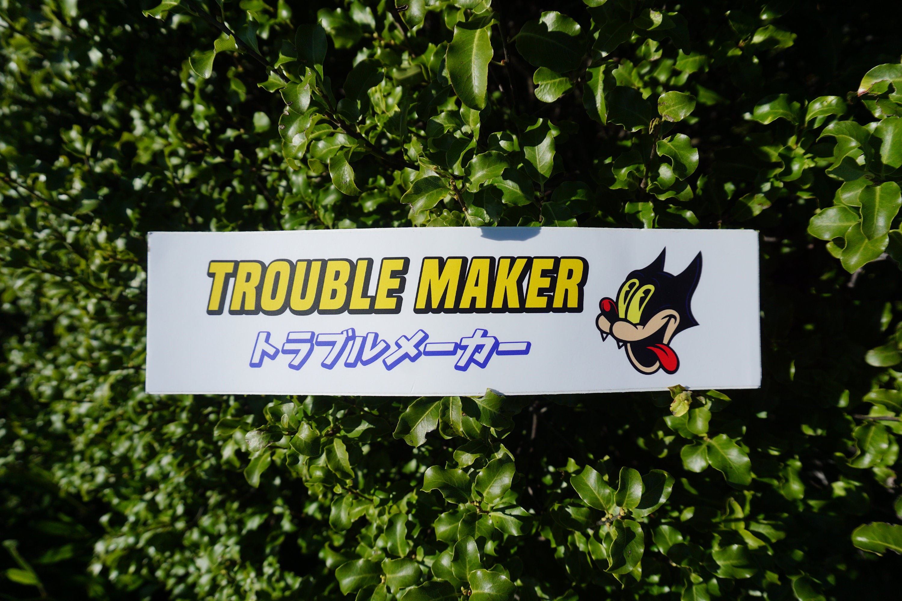 Trouble Maker Slap Sticker JDM Kanji Vinyl Decal for Tuner Car - Etsy