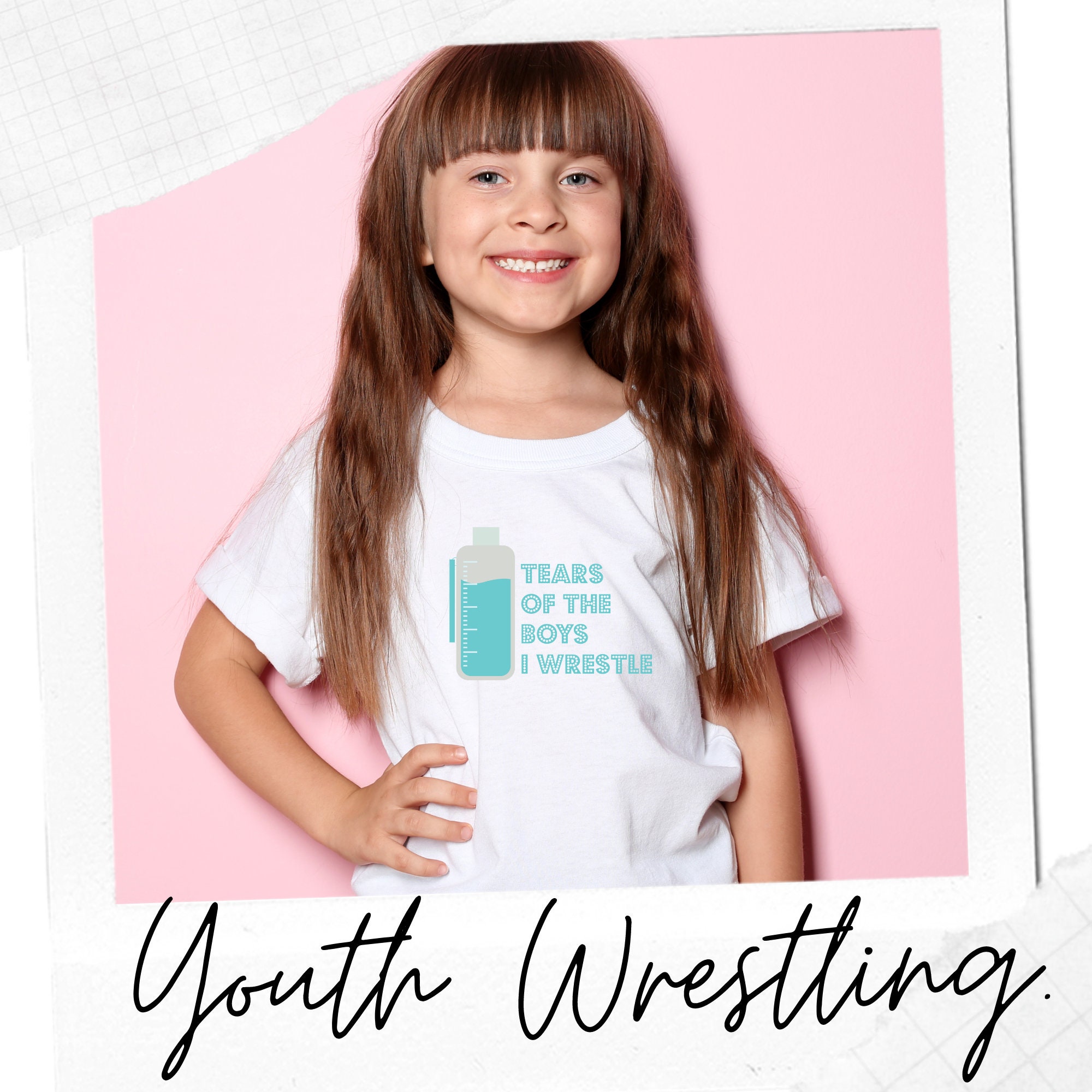 Youth Size Tears of the Boys I Wrestle Girl's Wrestling Shirt Girls ...