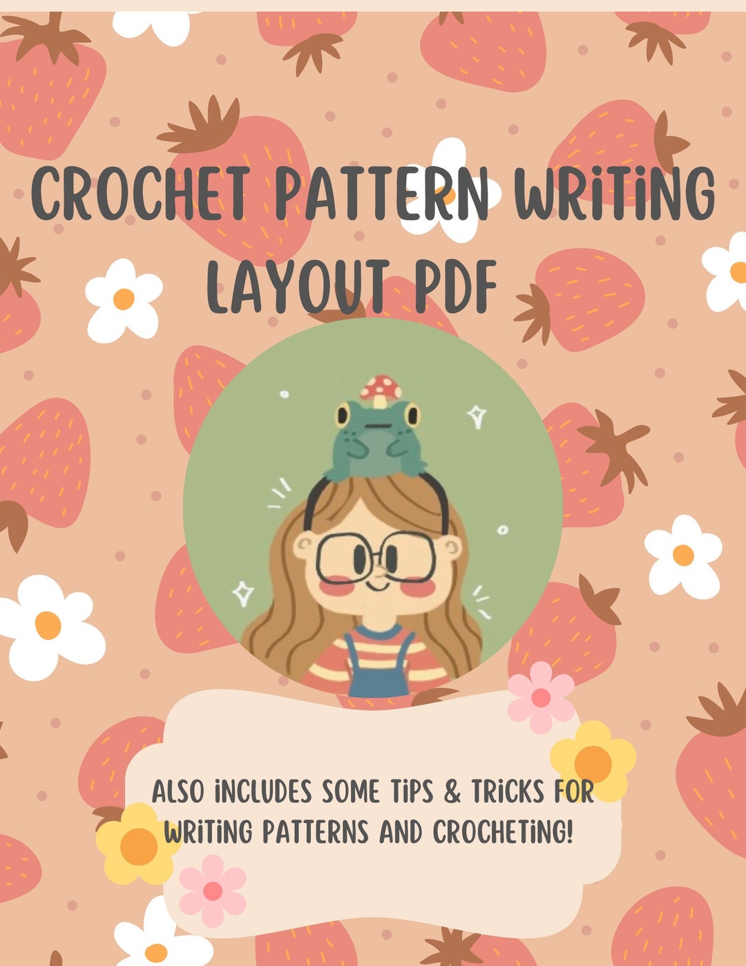 Crochet Pattern Layout PDF - Etsy
