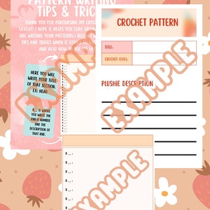 Crochet Pattern Layout PDF - Etsy
