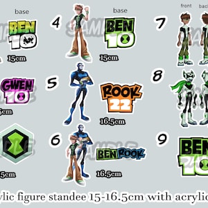 Standee Acrylic Figure Ben 10 Omniverse Cartoon 15cm With Stand - Etsy