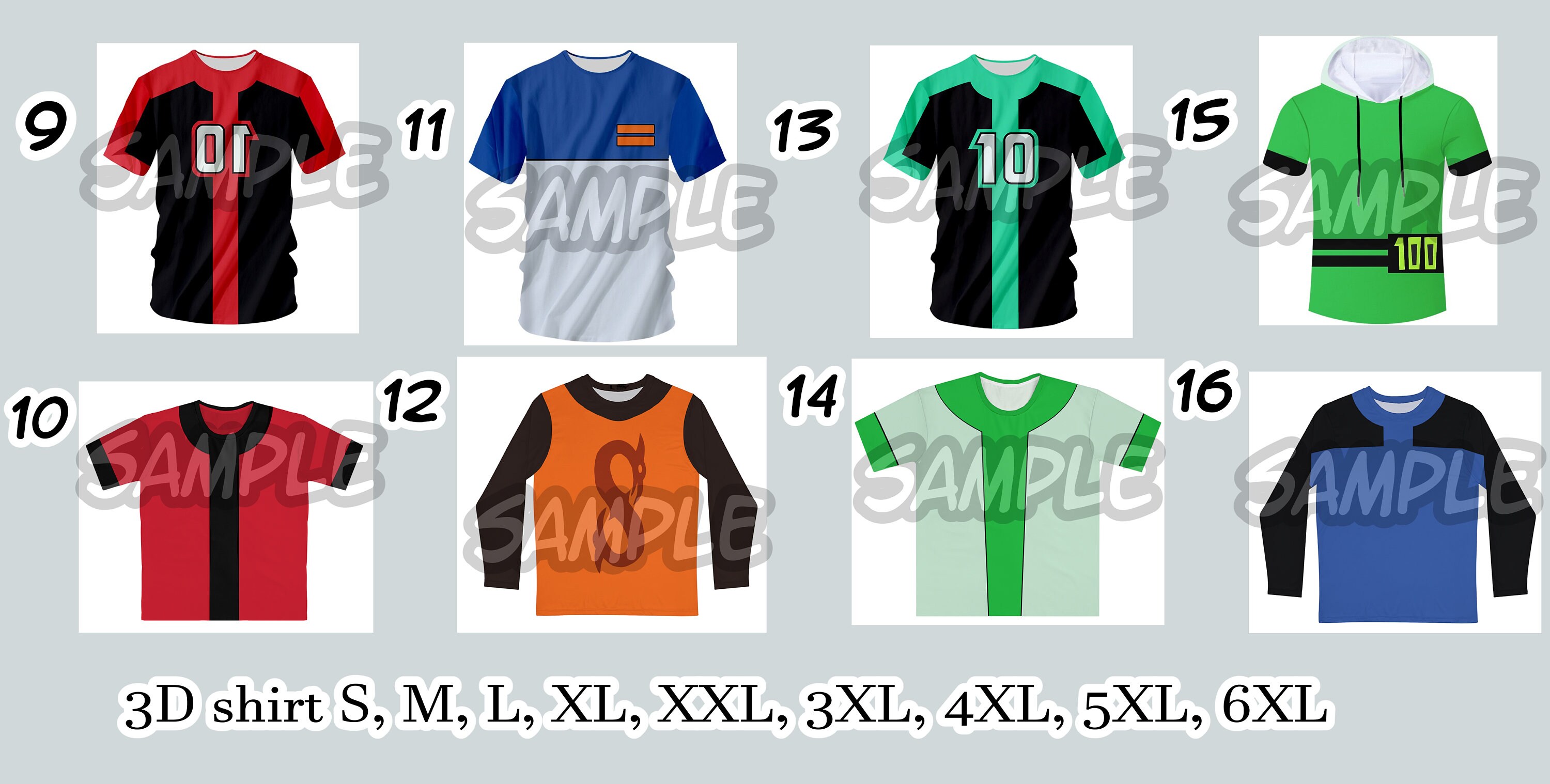 Shirt 3D Printed Ben 10 Cosplay Costume Gwen Max Omniverse - Etsy Canada