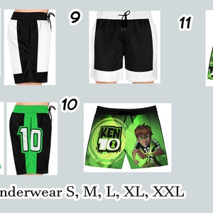 Boxer Breathable Ben 10 Underpants Underwear or Short Pants Beach - Etsy