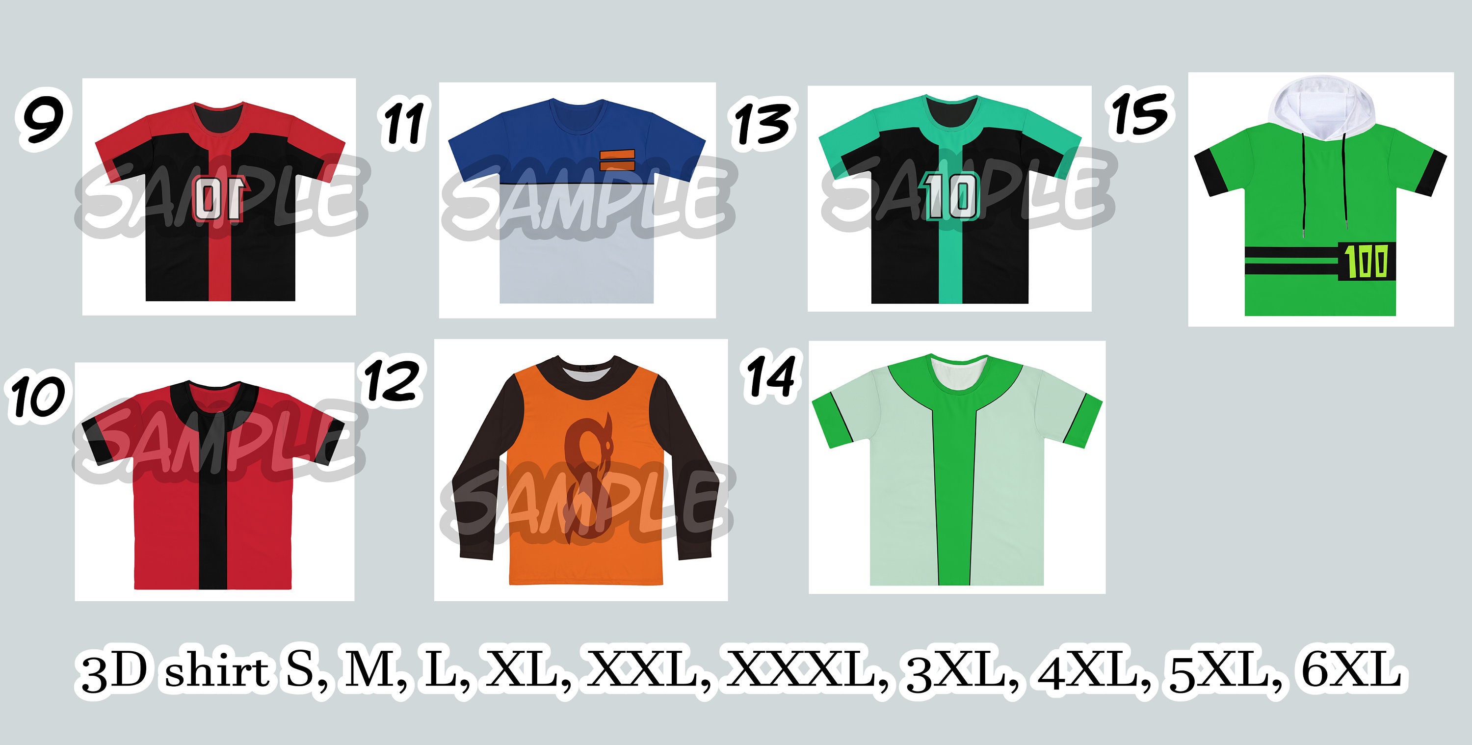 Shirt 3D Printed Ben 10 Cosplay Costume Gwen Max Omniverse - Etsy UK