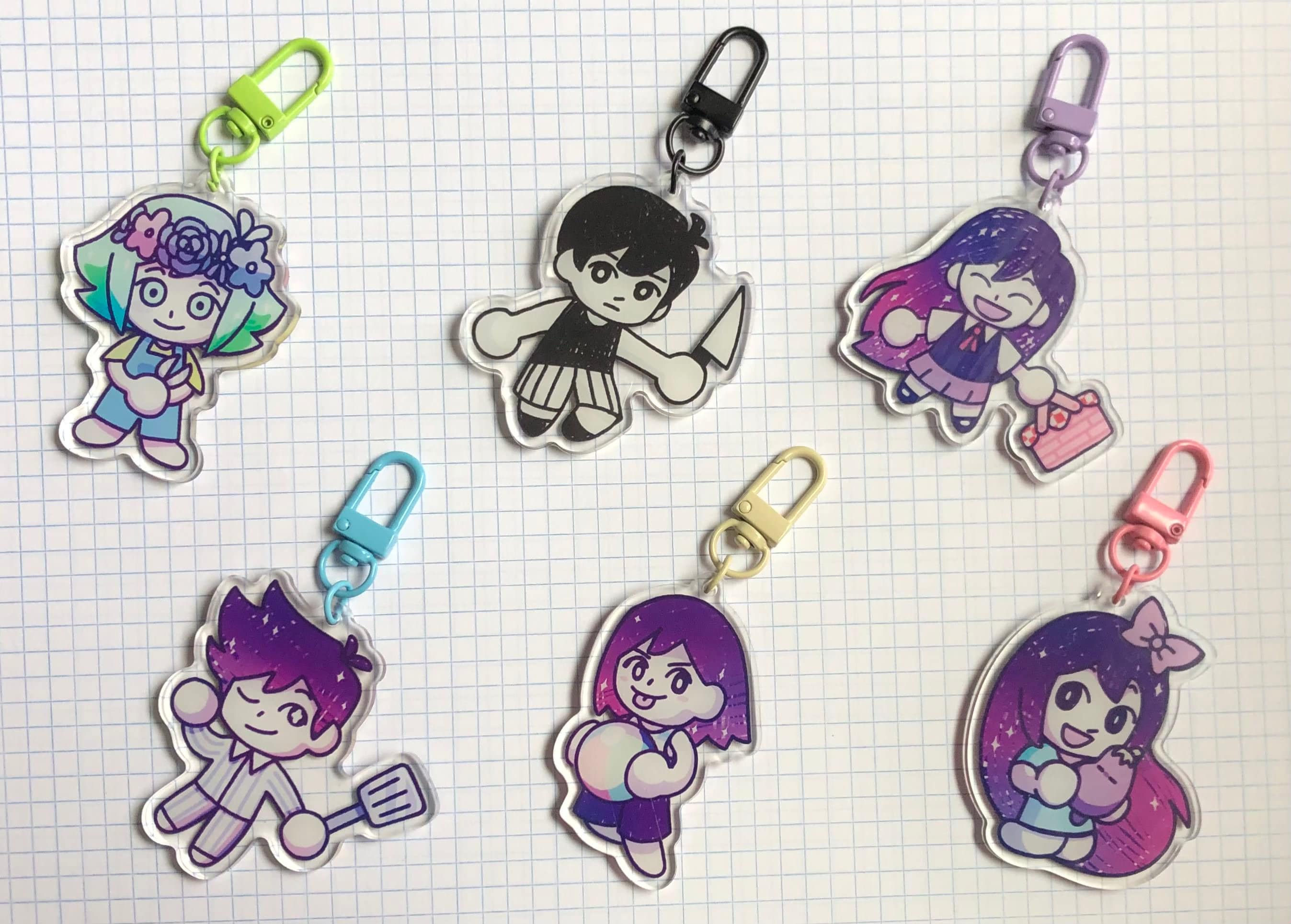 Omori Double-sided Acrylic Charms - Etsy