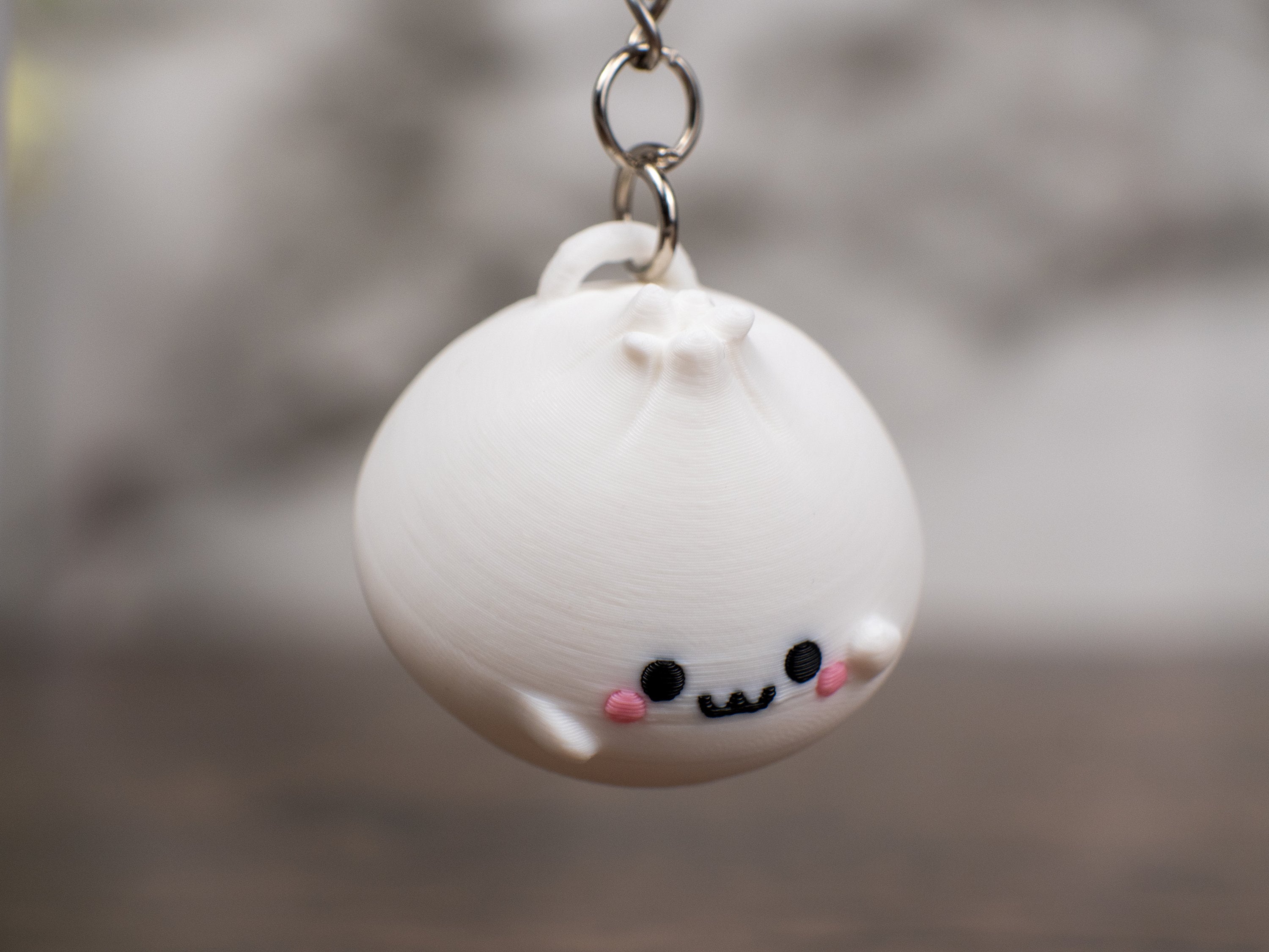 Kawaii Dim Sum Keychain - Cute Dumpling Accessory - Mini Bao Charm ...