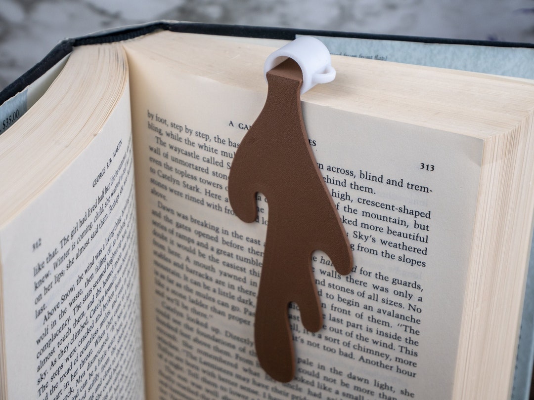 Spilled Coffee Bookmark - Mothers Day Gift - Cute Bookish Gift - Unique ...