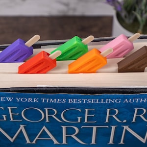 Melted Popsicle Bookmarks - Cute Bookish Gifts - Summer Ice Cream ...