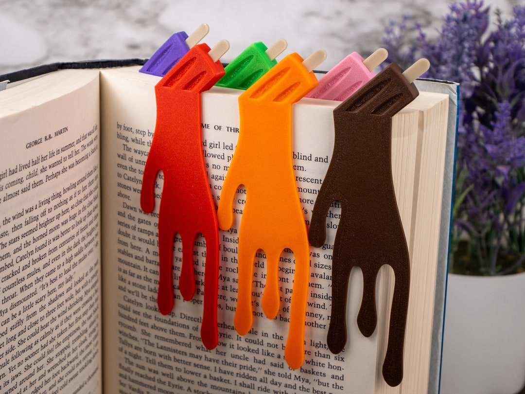 Melted Popsicle Bookmarks - Cute Bookish Gifts - Summer Ice Cream ...