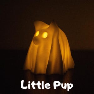 Ghost Dogs With LED Tea Lights - Halloween Home Decor - Gifts for Dog ...