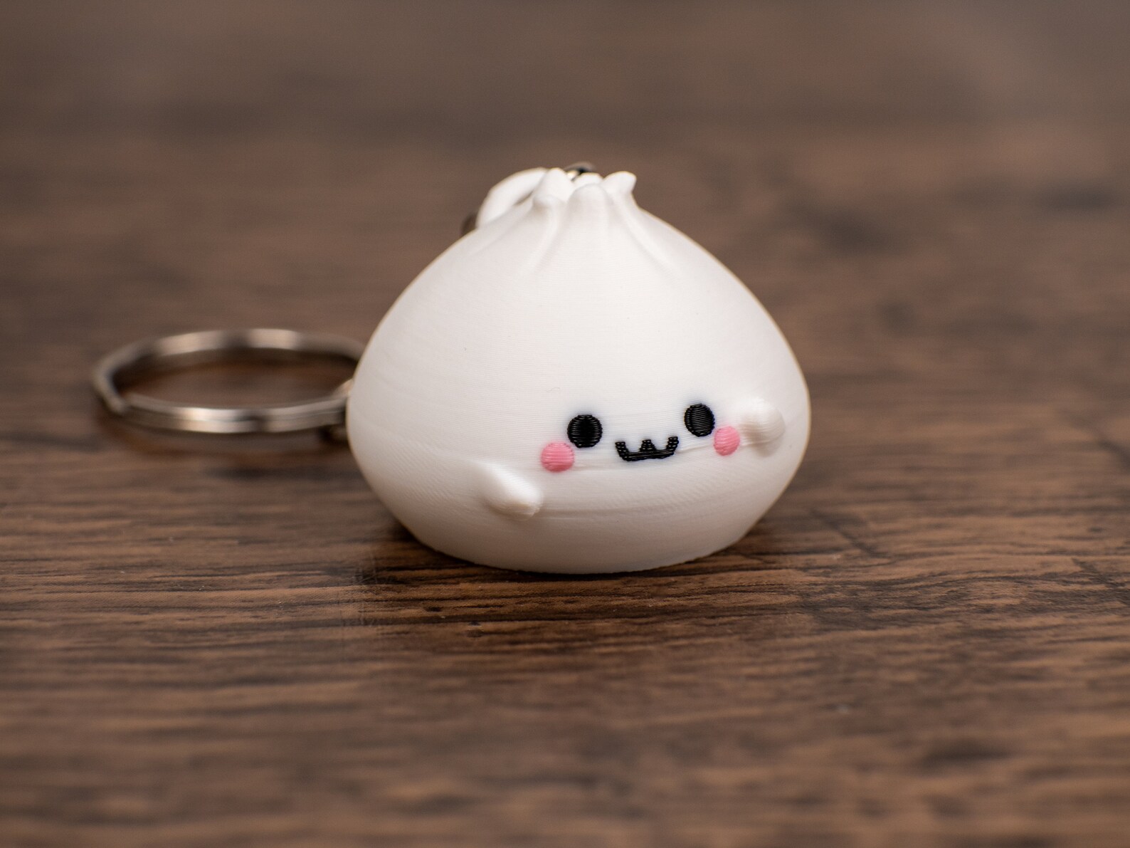 Kawaii Dim Sum Keychain - Cute Dumpling Accessory - Mini Bao Charm ...