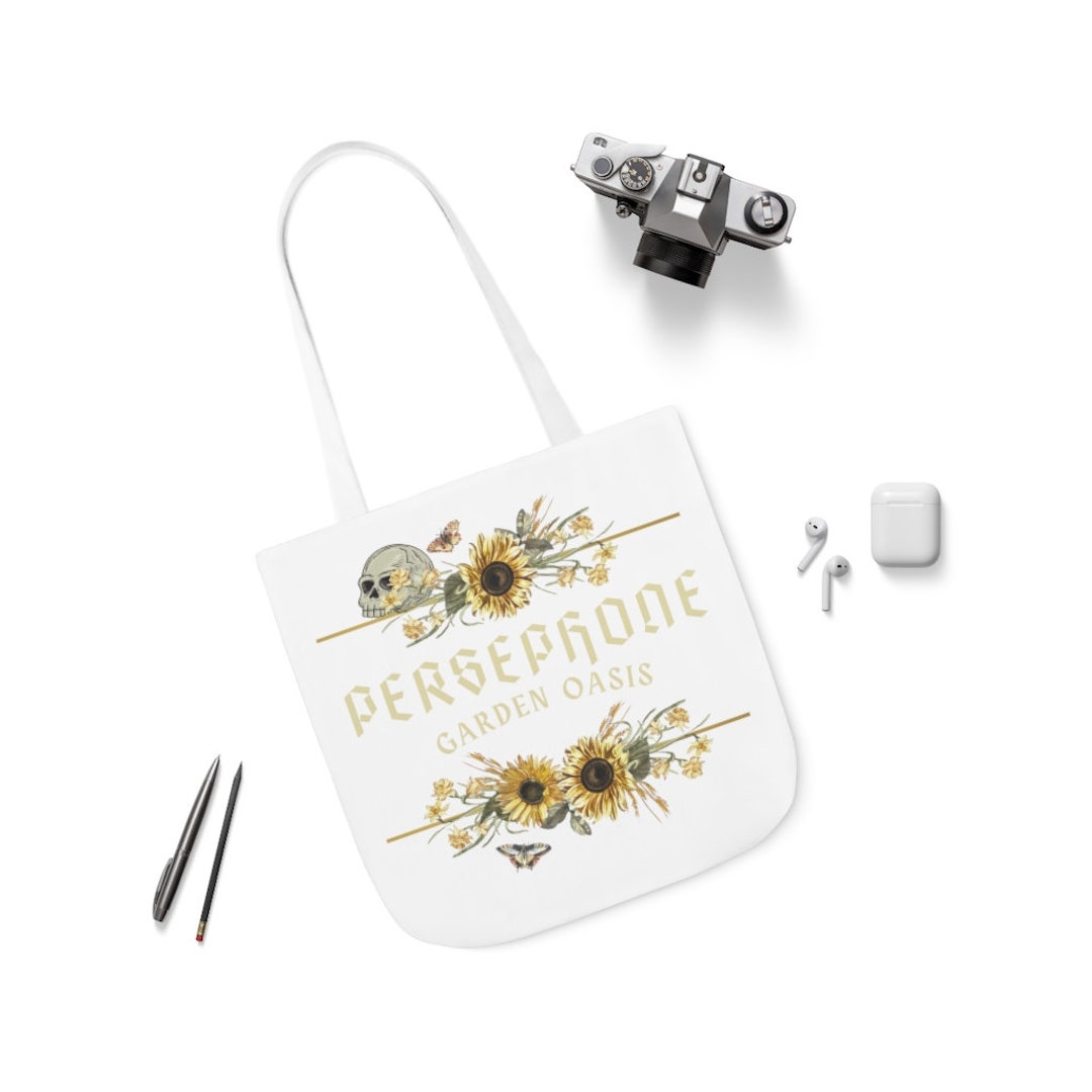 Persephone Tote Bag, Persephone, Dark Academia, Book Merch, Dark Cottagecore, Light Academia ...