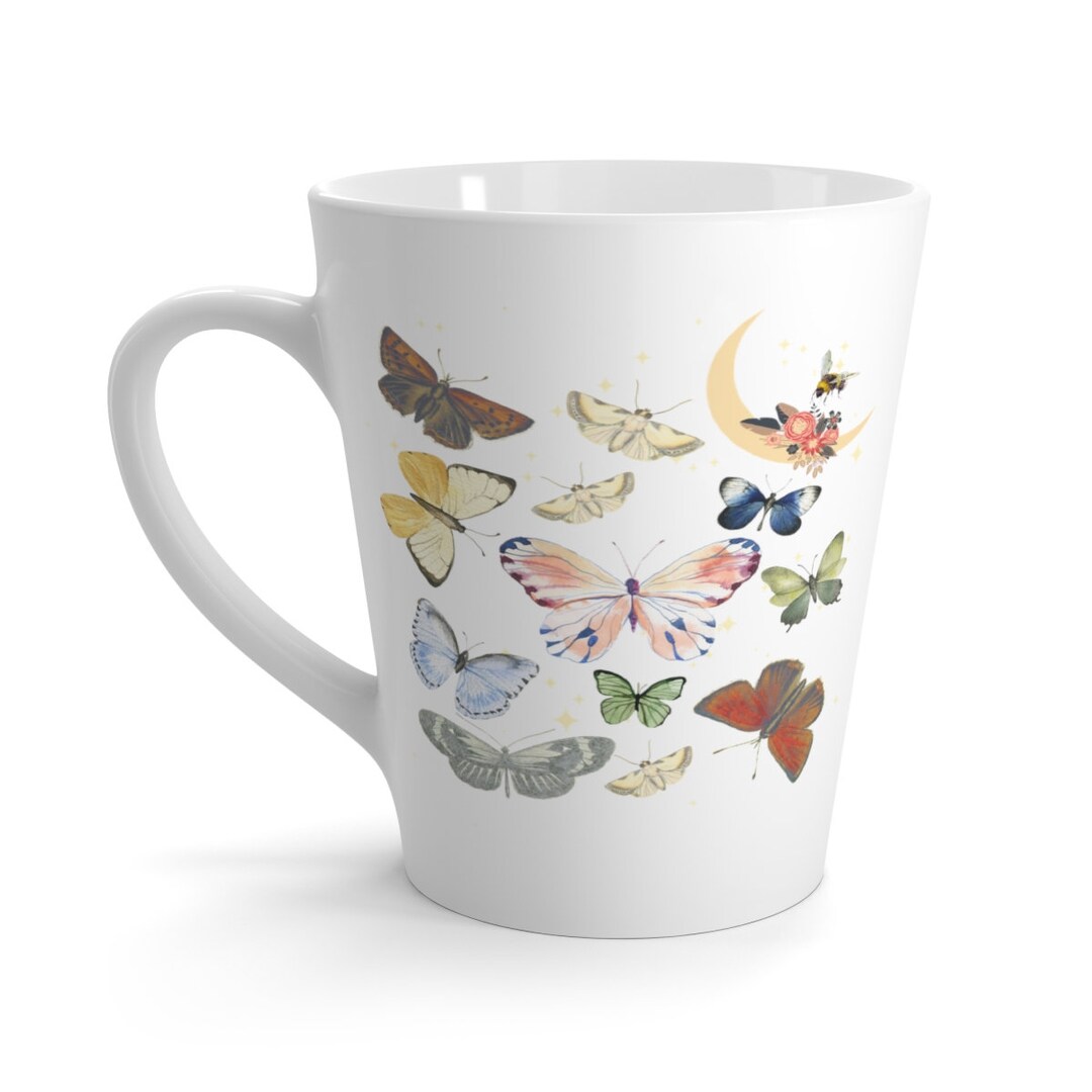 Moth Mug, Luna Moth, Moth Wings, Cottagecore Mug, Lunar Moth, Moth Mug ...