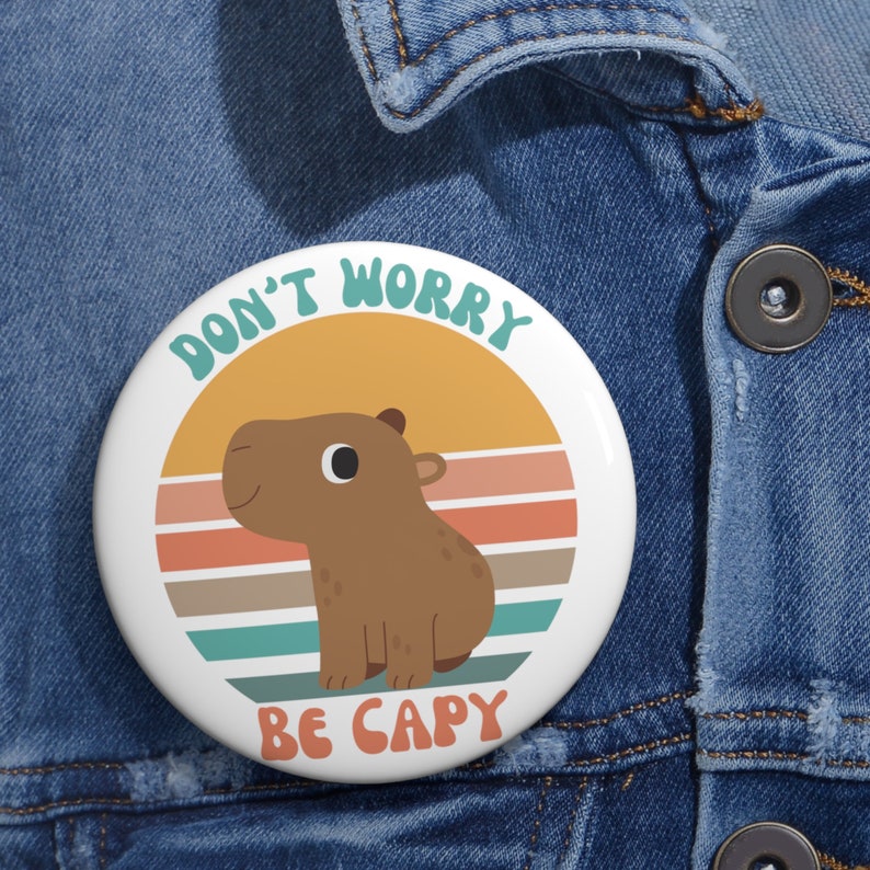 Capibara Pin, Capibara Regalo, Capibara Stuff, Pines Estéticos ...