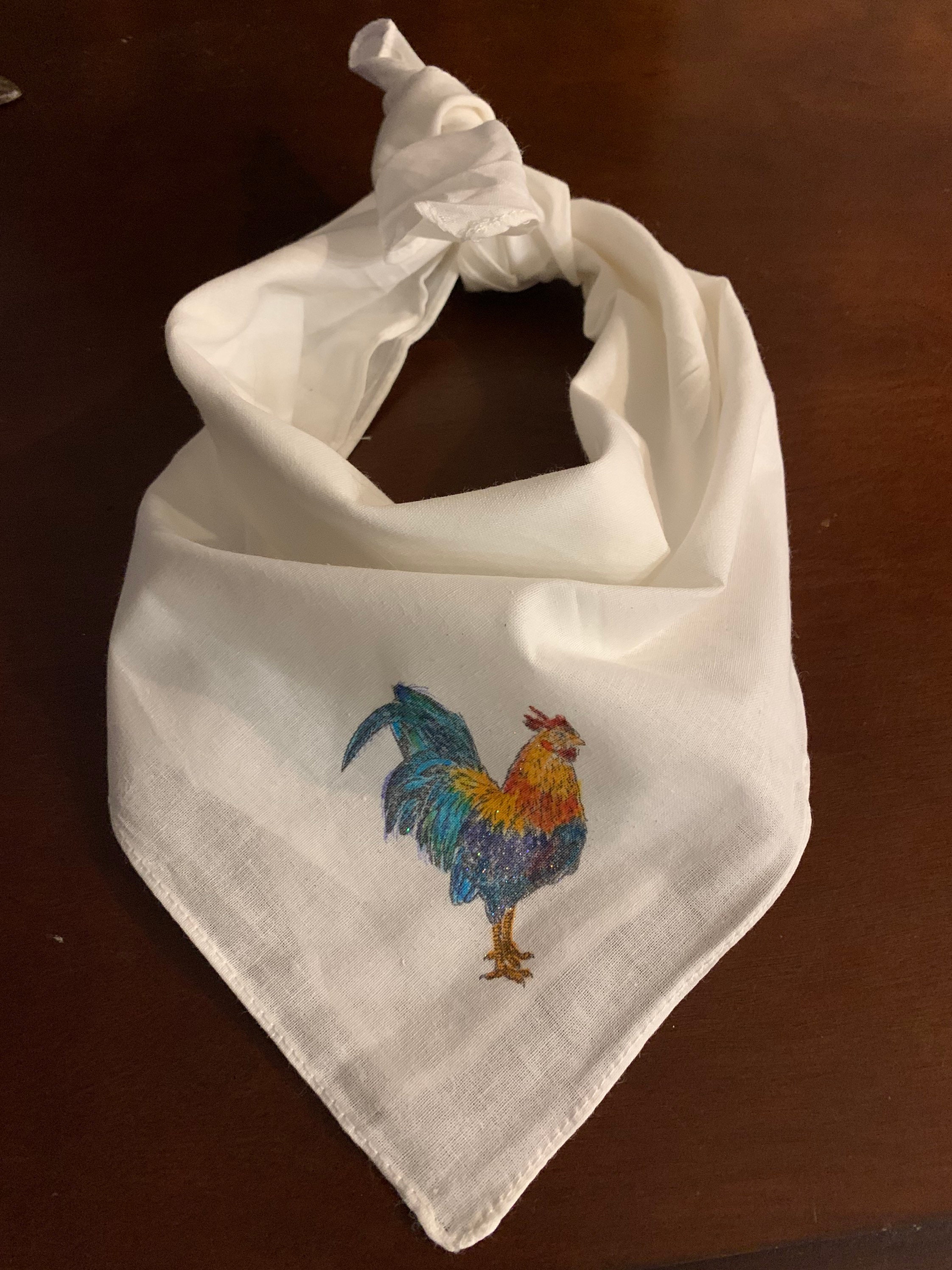 Rooster Bandana Watercolor - Etsy