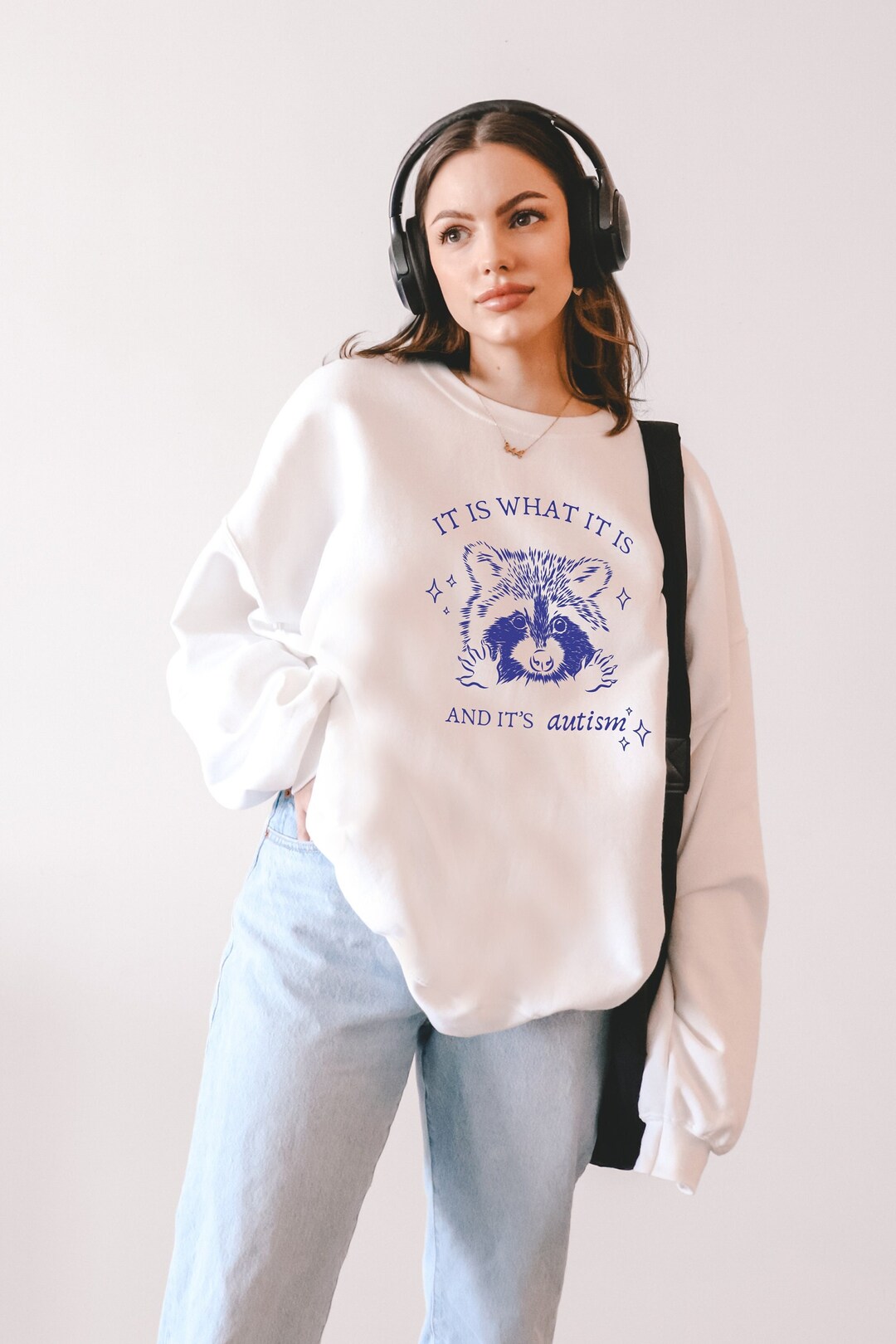 Autism Sweatshirt, Silly Raccoon Meme, Funny Mental Health Shirt ...