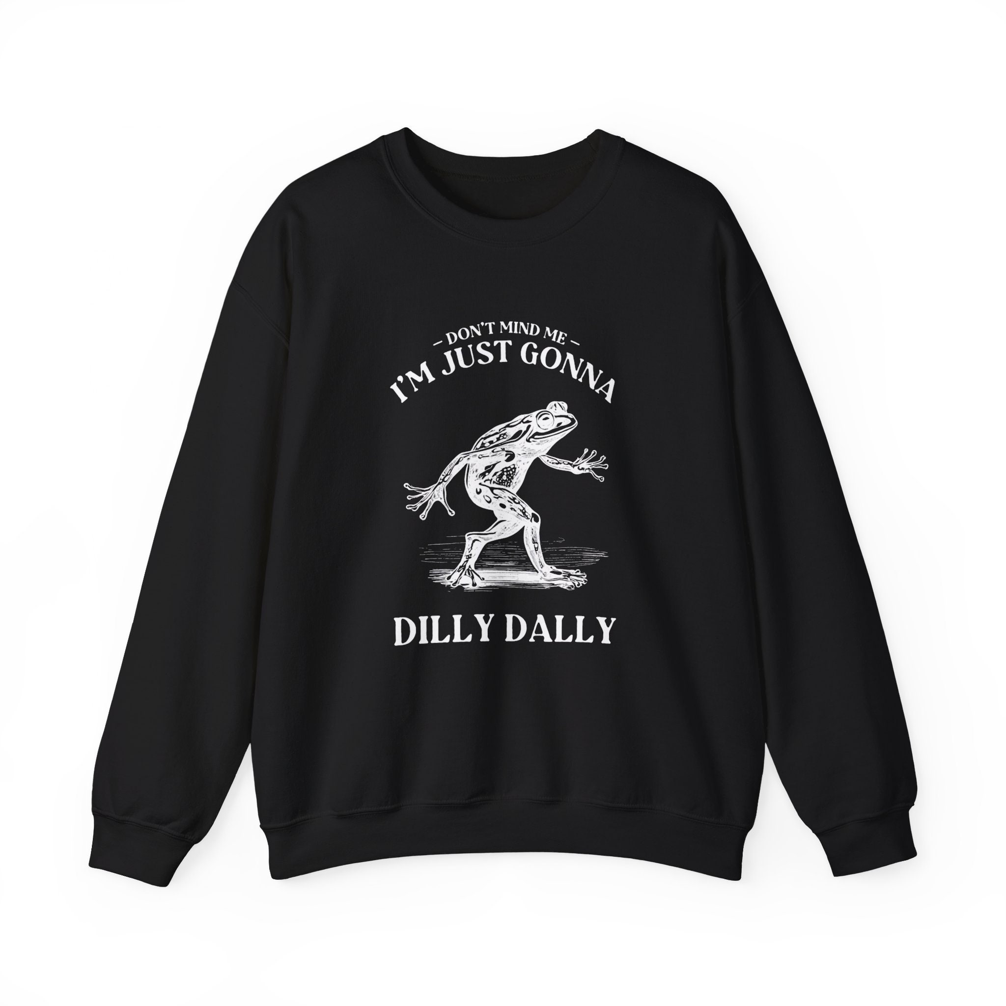 Dilly Dally, Funny Frog Sweatshirt, Weirdcore Clothing, Retro Vintage ...