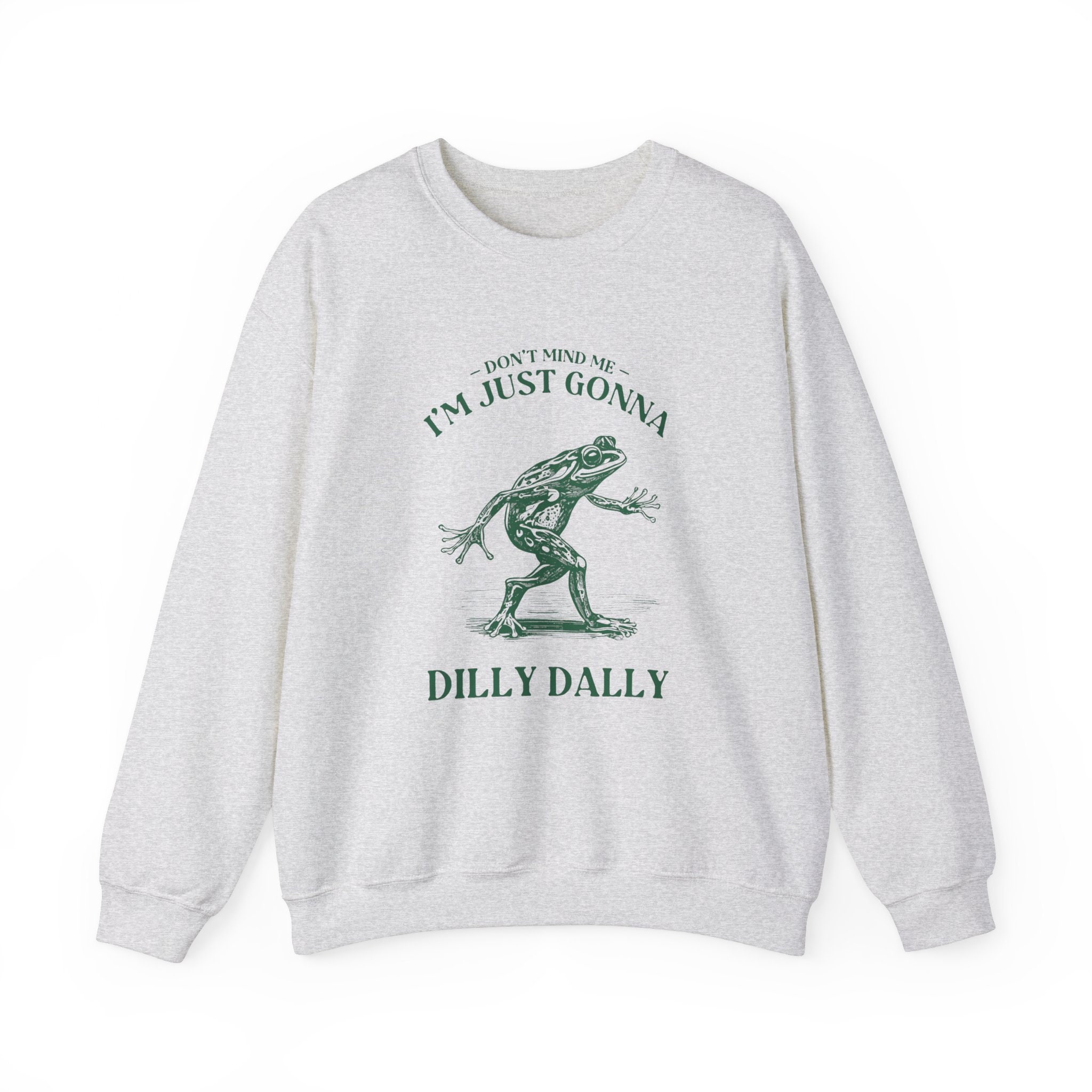 Dilly Dally, Funny Frog Sweatshirt, Weirdcore Clothing, Retro Vintage ...