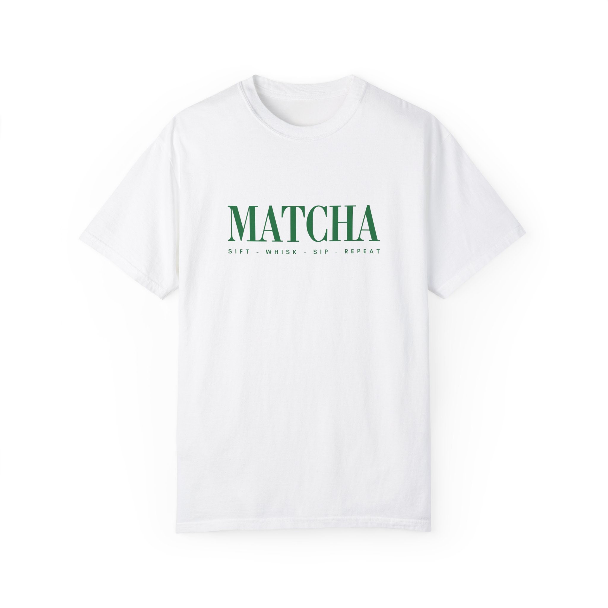 Minimalist Matcha Shirt, Matcha Gift, Barista Shirt, Matcha Latte ...