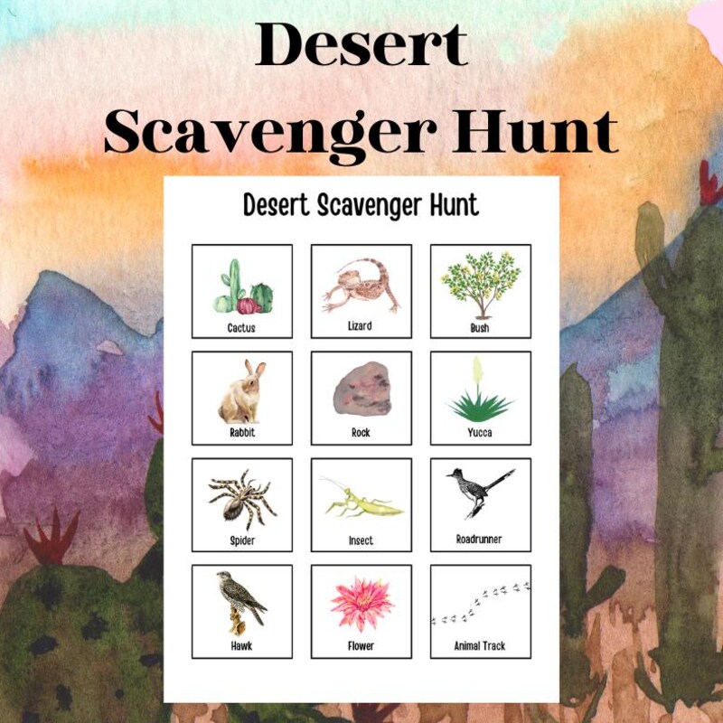 Nature Scavenger Hunt - Etsy