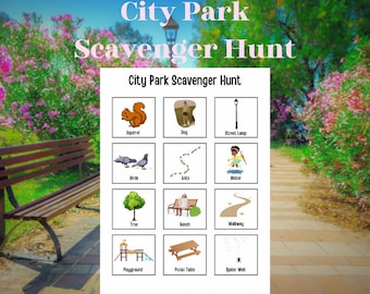 Desert Scavenger Hunt for Kids | Nature Play Activity | Outdoor Game ...