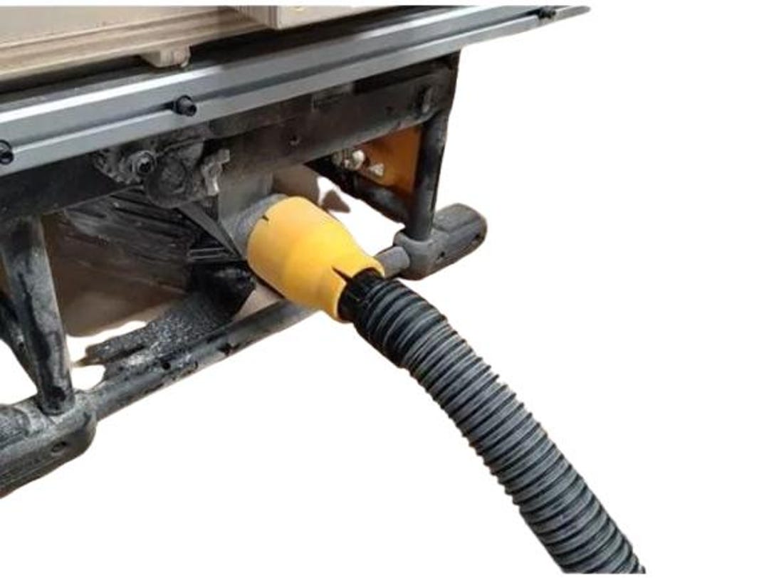 Dewalt DWE7485 Table Saw Dust Adapter | Shop Vac Dust Collection Port ...