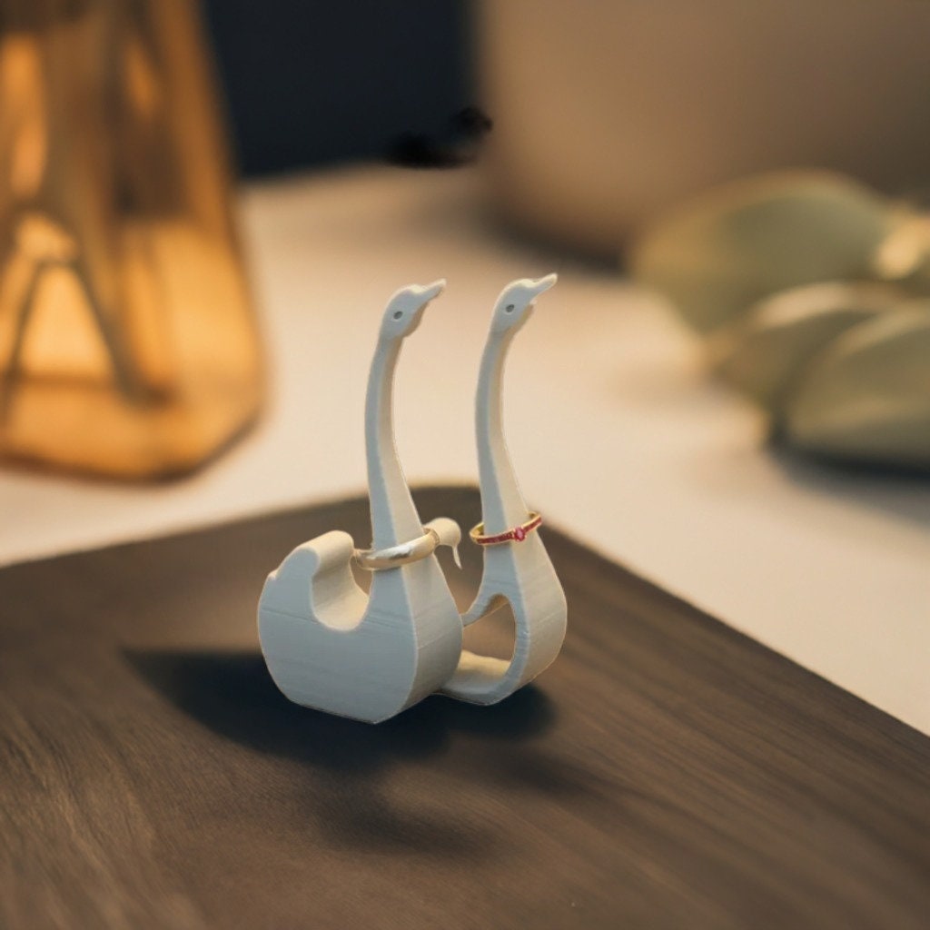 Swan Ring Holders - Elegant and Graceful Jewelry Organizer for Rings ...
