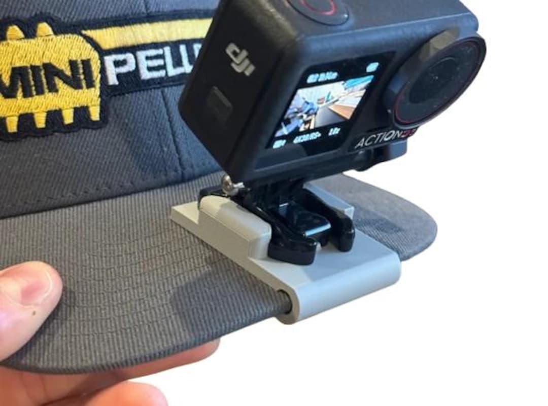 Gopro DJI Action Camera Hat Clip Mount: Hands-free POV Recording - Etsy