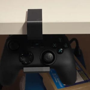 Under Desk Controller Holder | Gaming Headphone Stand | Desk Clip ...