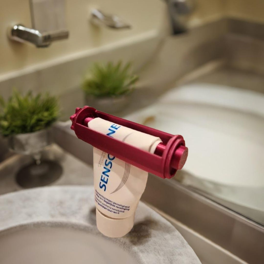 Toothpaste Squeezer With Locking Mechanism | Tube Roller | No-waste ...