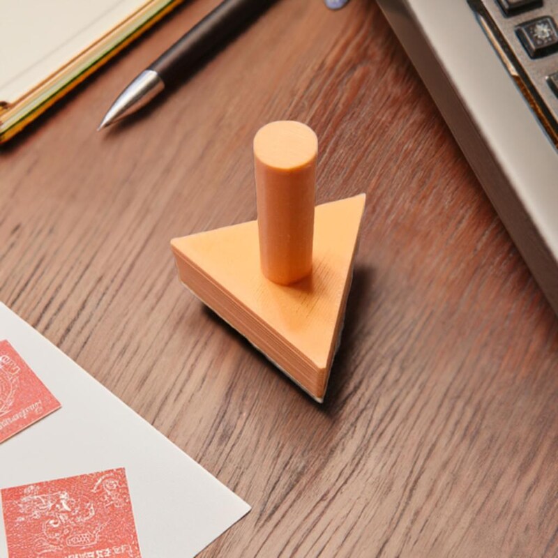 Triangle Stamp - Etsy