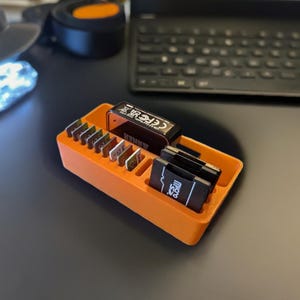 Gridfinity Microsd Card Holder | Card Reader Slot | Low Profile Storage ...