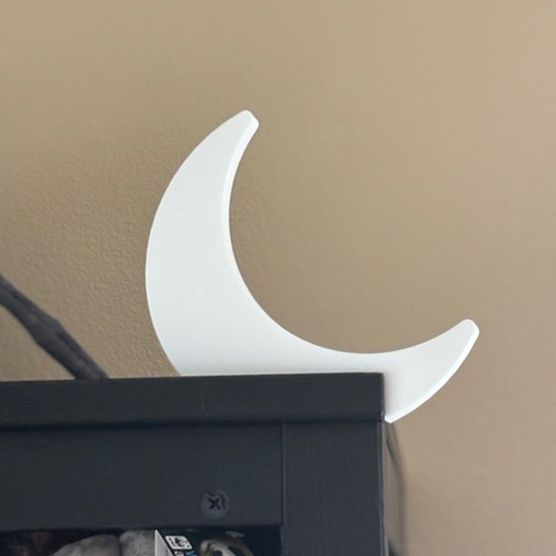 Moon Door Topper in Crescent Moon Shape Dazzling Starlight White - Etsy