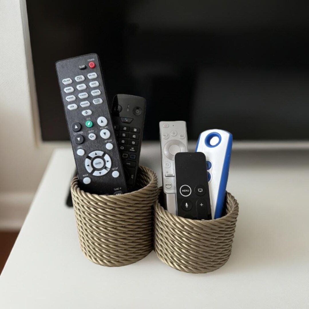 Rope Remote Holder | TV Remote Organizer | Boho Remote Caddy | Cord ...