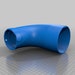 DW735 Dust Collection Port Transition: 90 Degree to 4-inch Optimize ...