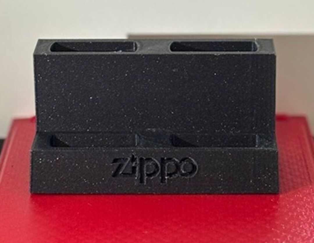 Midnight Black Zippo Stand With 4 Holder Slots 16.25 - Etsy
