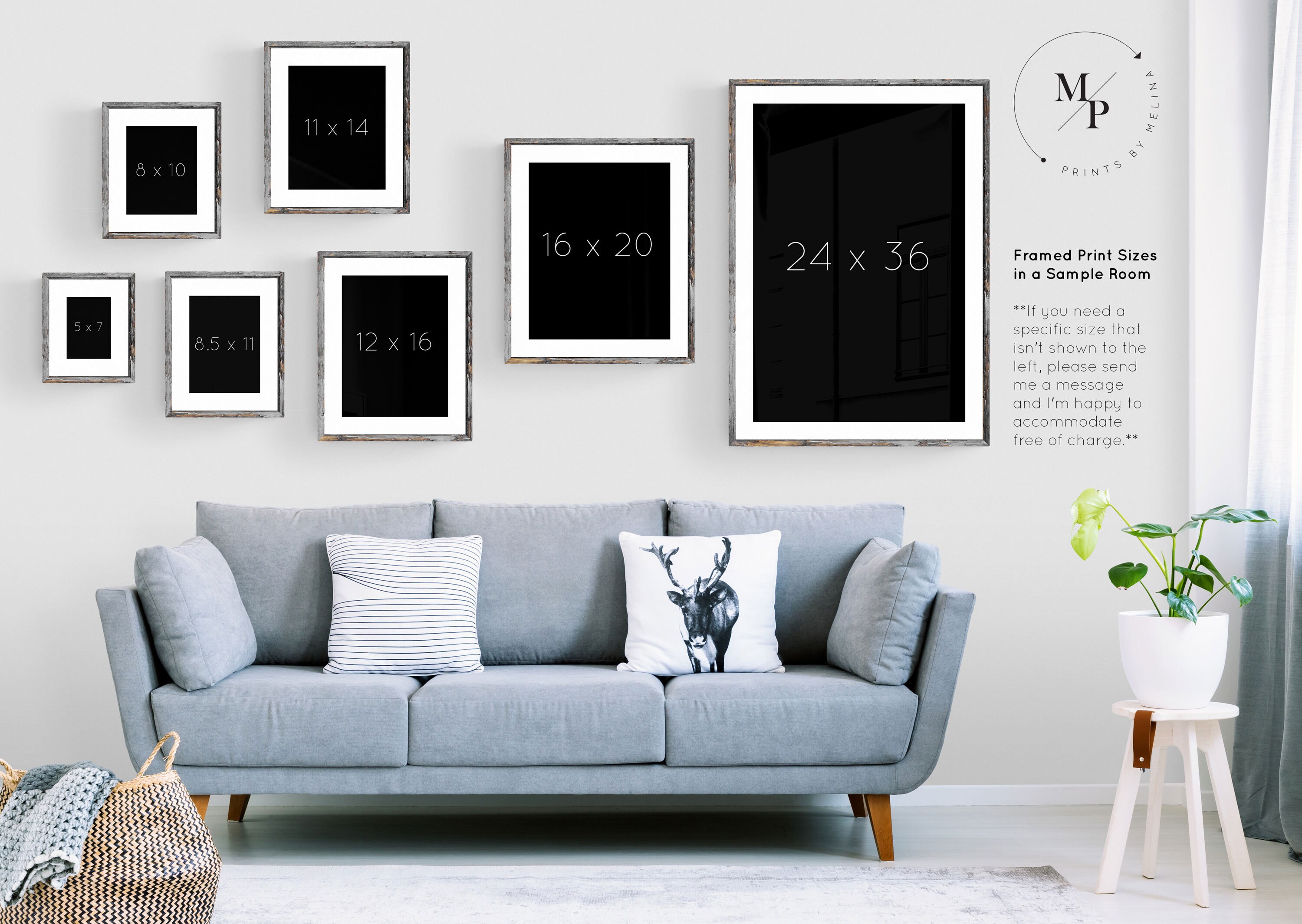 Personalized Welcome Home Print: Modern Family Name Art (digital ...