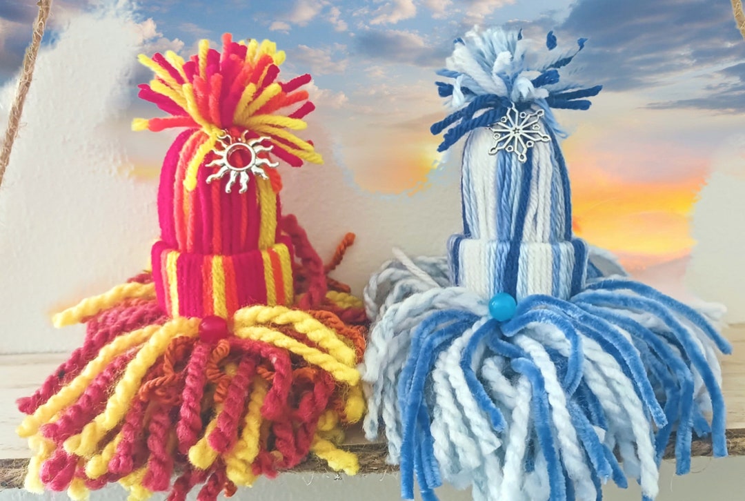 Set of Heat & Snow Meiser Holiday Yarn Gnomies - FREE SHIPPING - Etsy