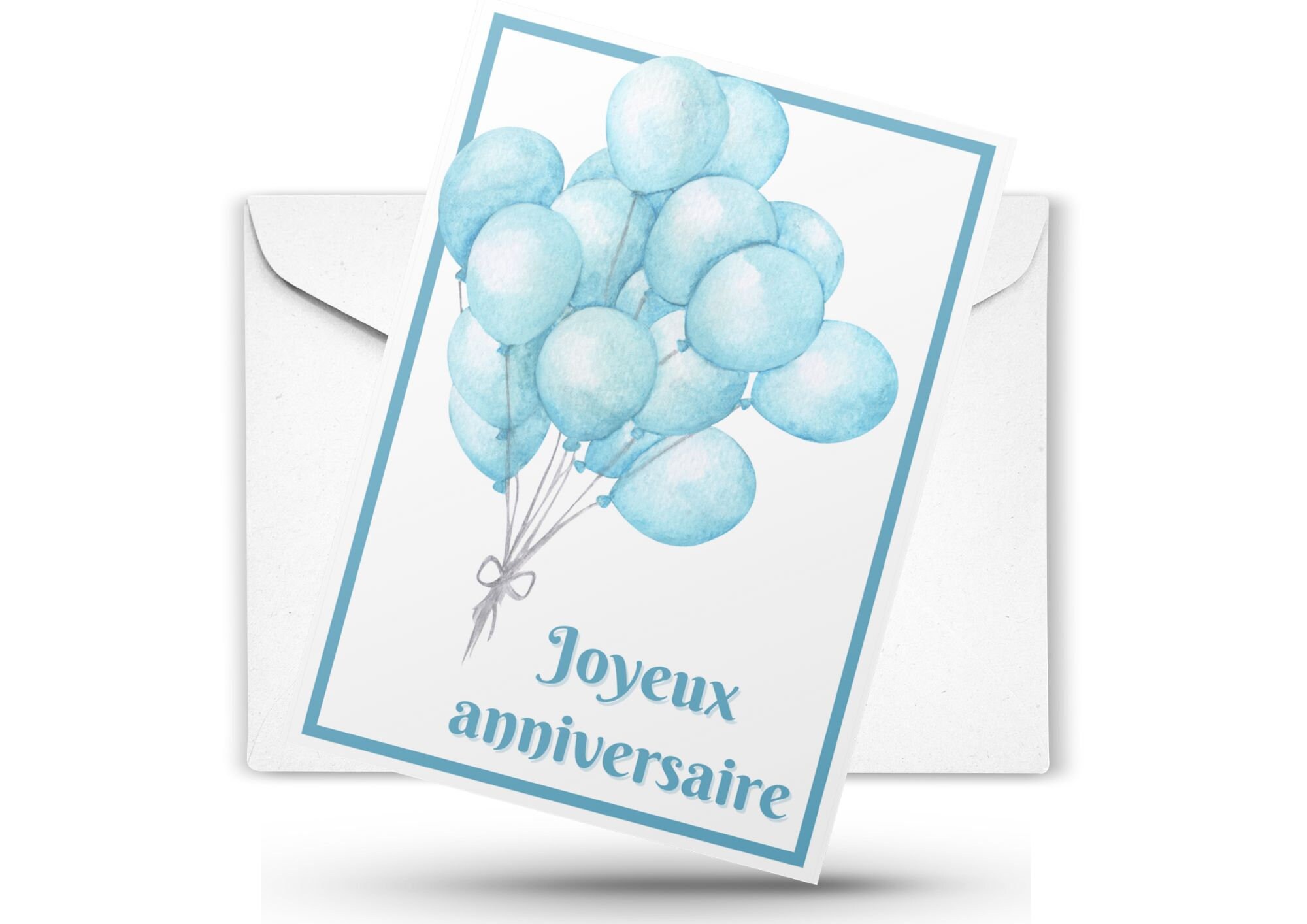 Joyeux Anniversaire French Language Birthday Card Say Happy Birthday in ...