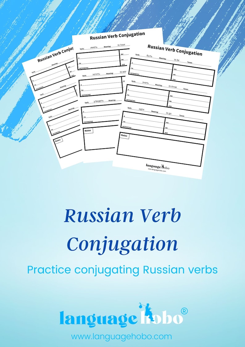 Práctica de conjugación de verbos en ruso ¡Descargar PDF! - Practica la ...