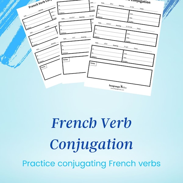 French Verbs - Etsy