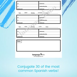 Spanish Verb Conjugation Practice PDF Download! - Practice Conjugating ...