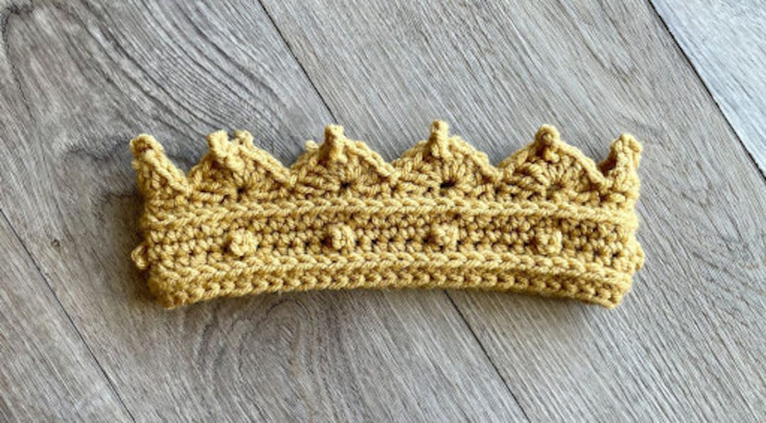 CROCHET PATTERN Prince/princess Crown Headband - Etsy